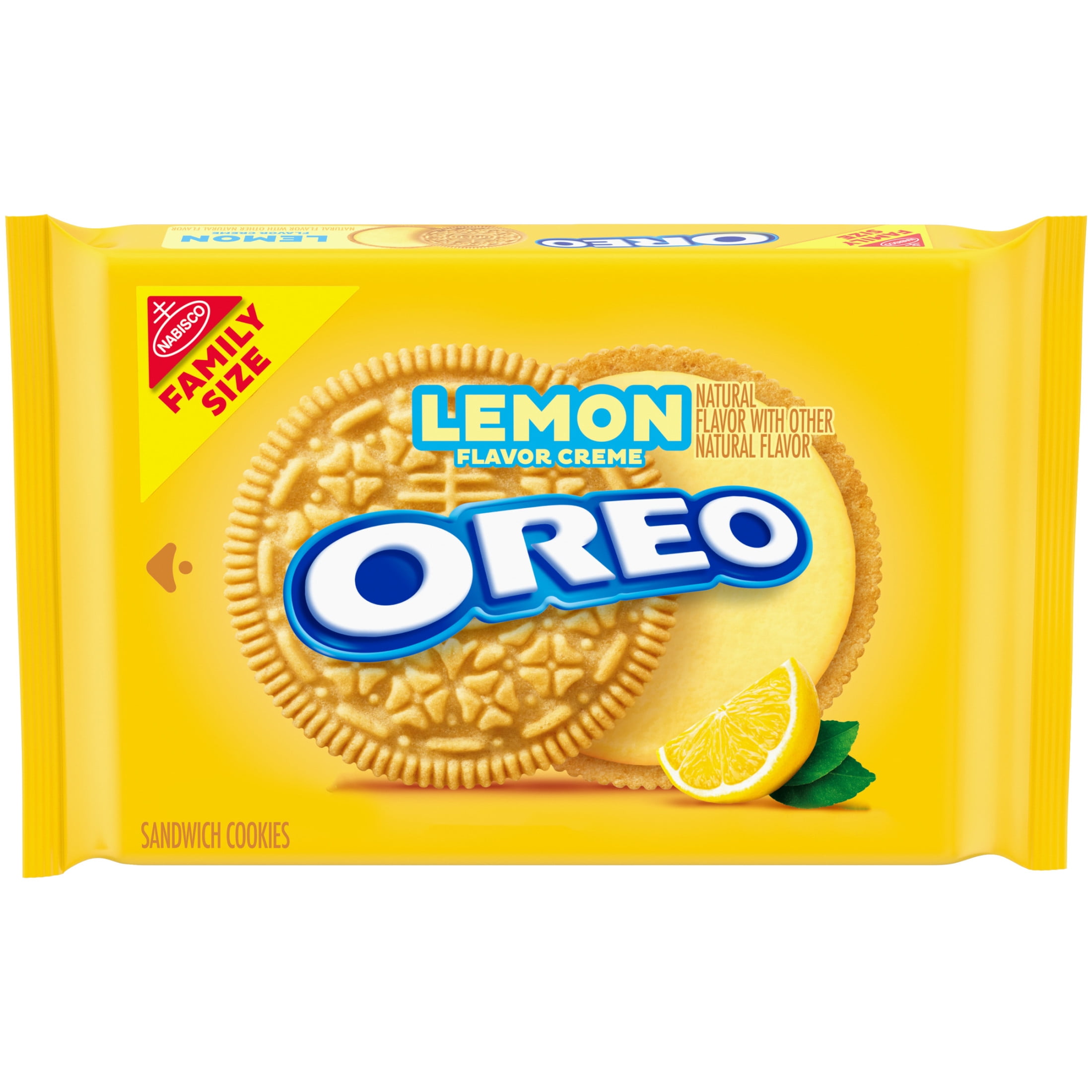 OREO Lemon Creme Family Size Cookies 18.71 oz | Amerikasepetim