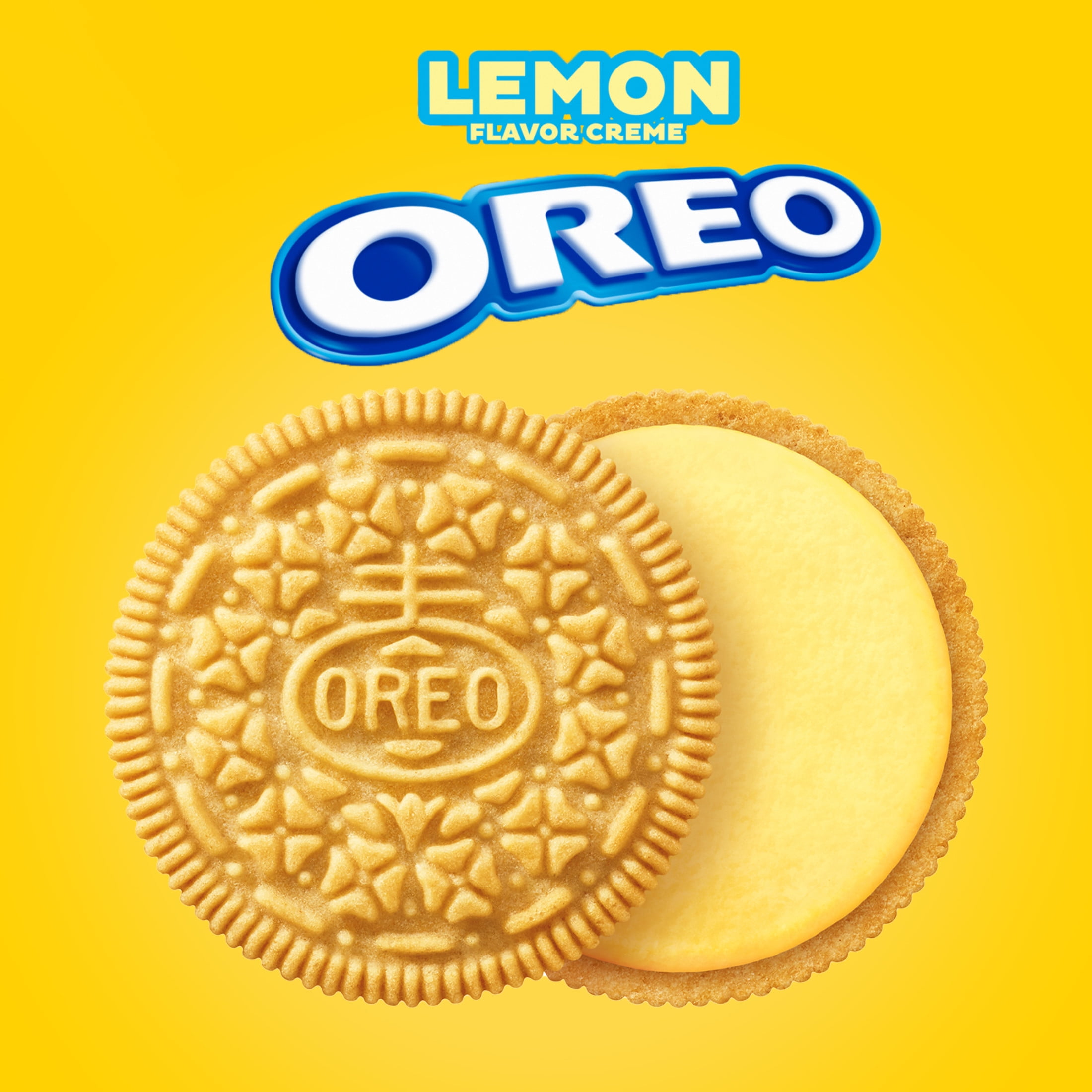 OREO Lemon Creme Family Size Cookies 18.71 oz | Amerikasepetim