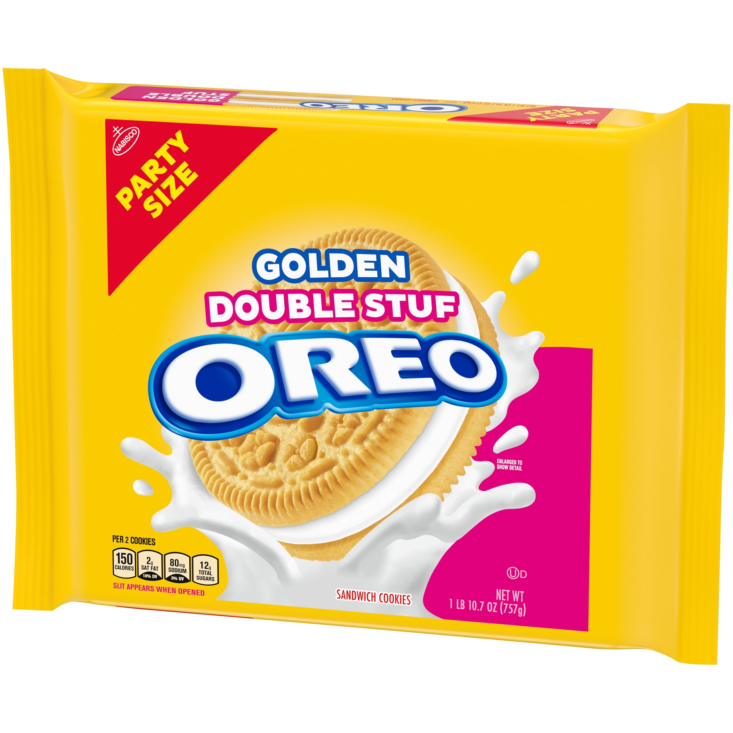 OREO Double Stuf Golden Cookies - Party Size 26.7 oz | Amerikasepetim
